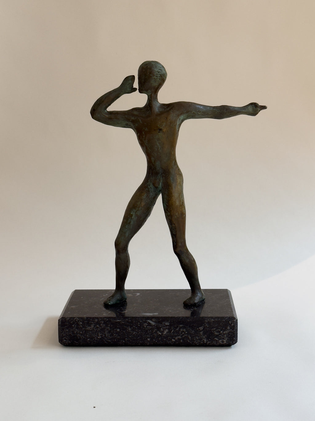 Bronze Sculpture The Silent Herald by E. van Daalen (reserved ...